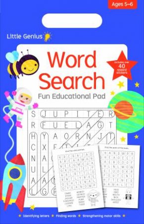 Little Genius Fun Educational Pad: Word Search by Various - 9780655216896